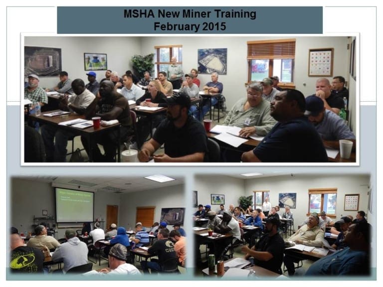 MSHA New Miner Training at COMANCO - COMANCO